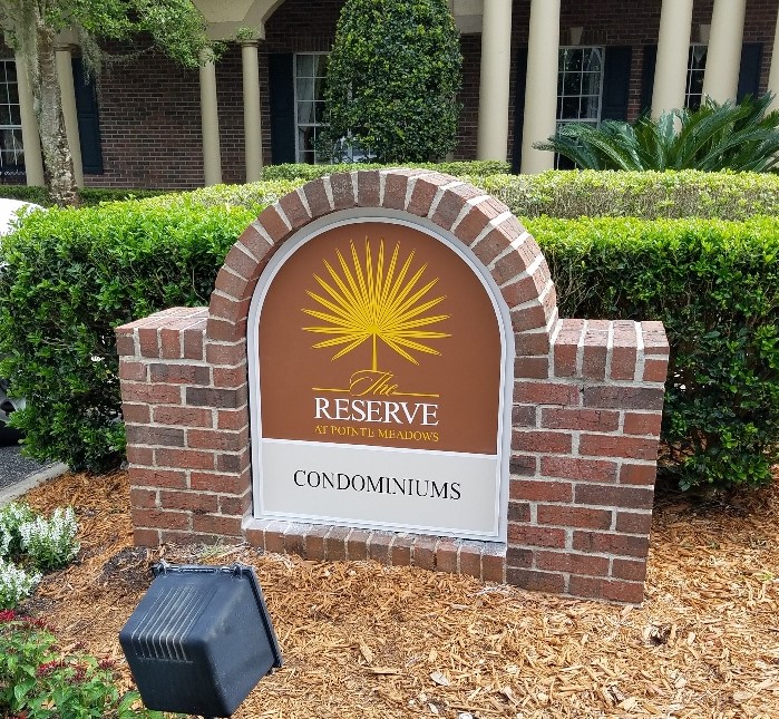 the reserve monument - Shimp Sign & Design